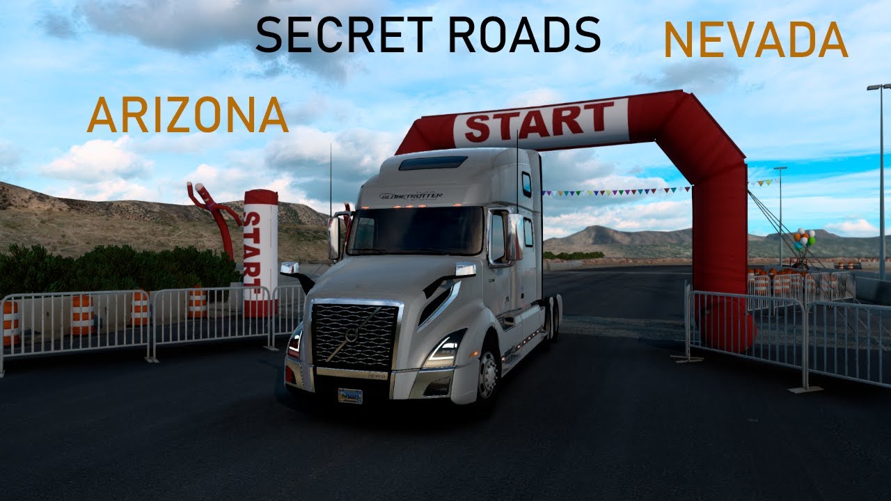 Racing circuit in American Truck Simulator/Secret (hidden) roads in ...