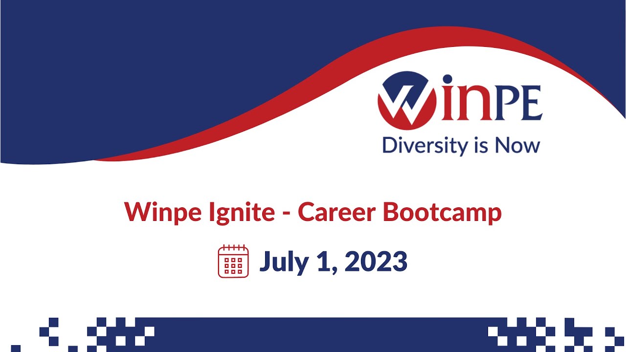 Winpe Ignite - Career Bootcamp | 1 July, 2023 - YouTube