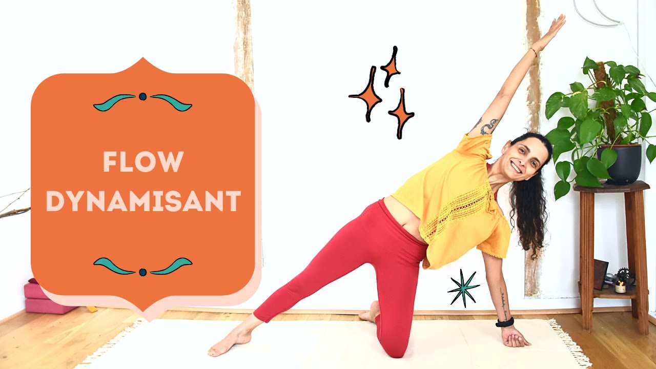 Flow de Yoga dynamisant ! - Yoga Fire By Jo - YouTube