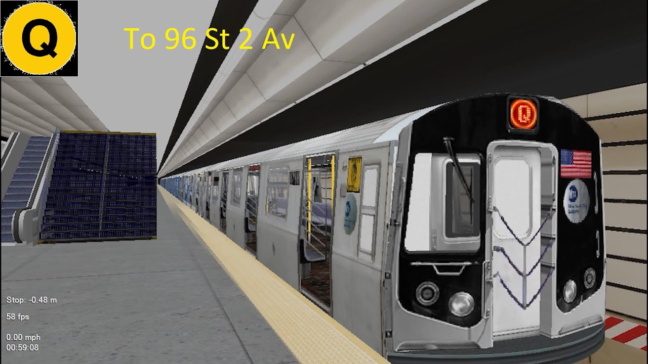 Openbve: R160 Q From Coney Island To 96 St/2Av via 6 Av (Exp) via ...