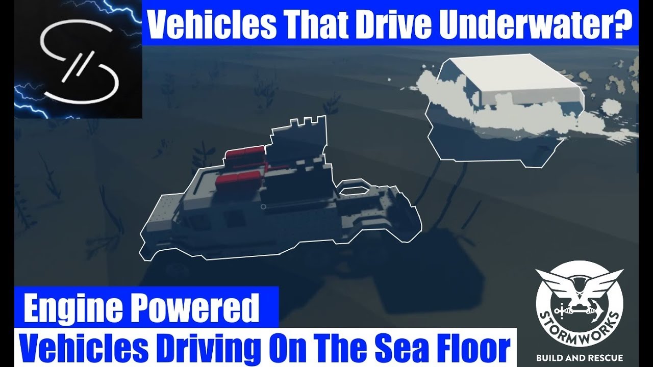 Underwater Cars With Advanced Gas Powered Engines | Stormworks Build ...