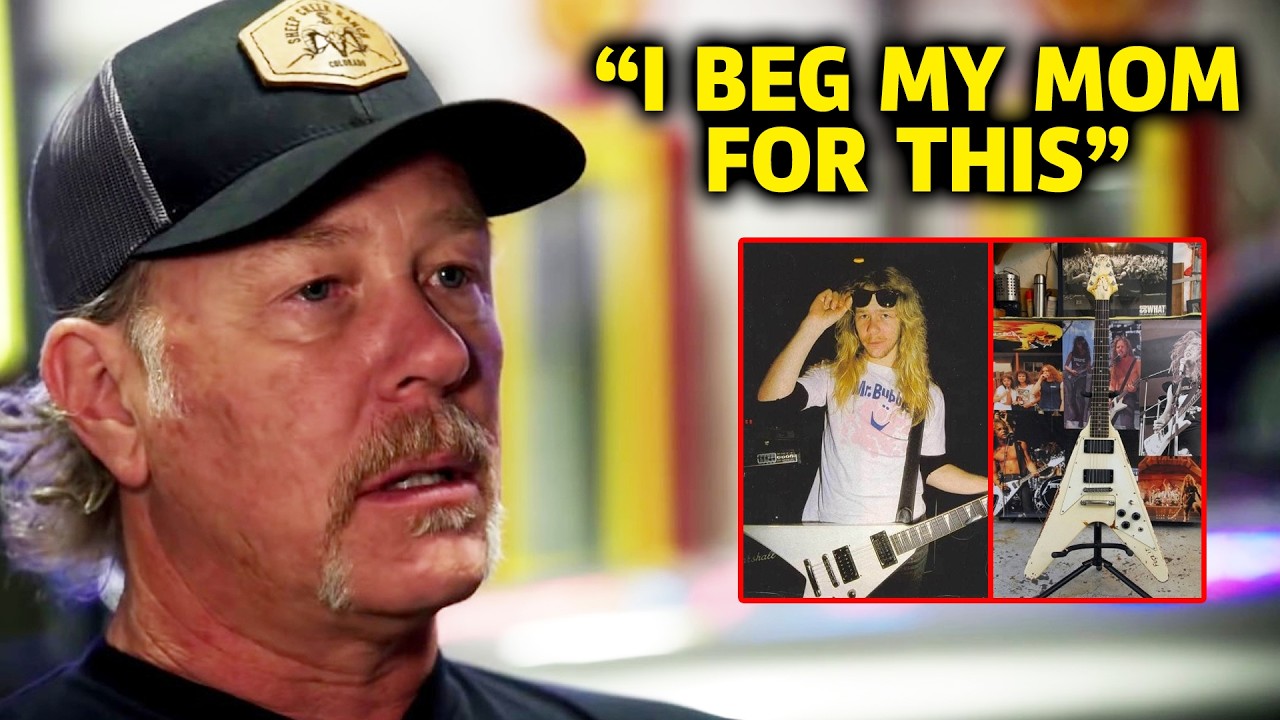 James Hetfield Sad Story About His First Guitar - YouTube