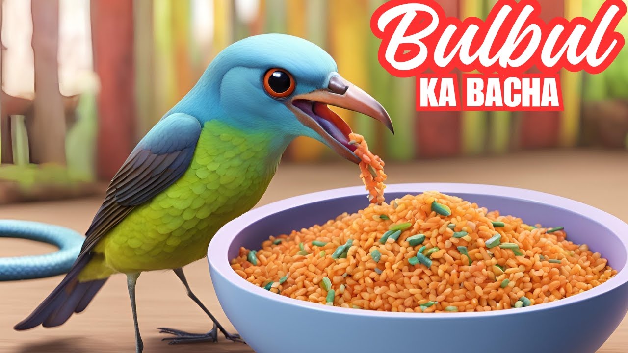 Bulbul Ka Bacha | بلبل کا بچہ | Hathi raja Kahan | Urdu Nursery Rhyme ...