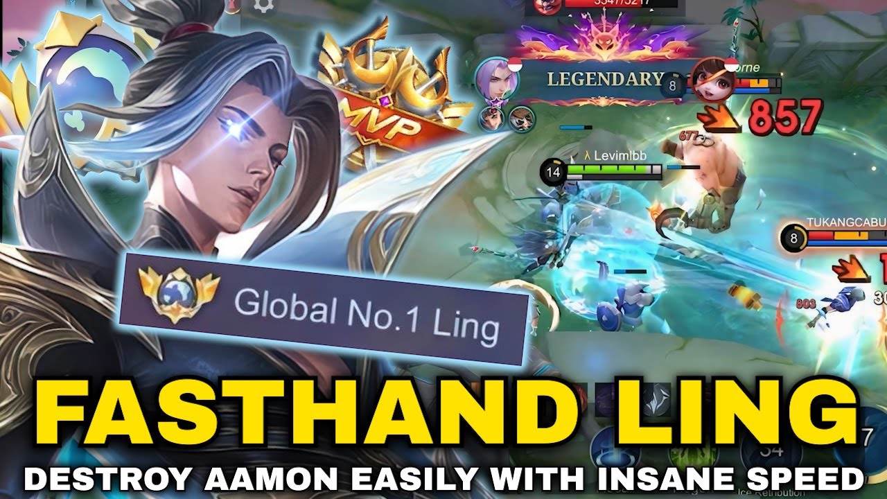 LING FASTHAND & PERFECT GAMEPLAY FULL NO CUT AGGRESSIVE ROTATION| LING ...