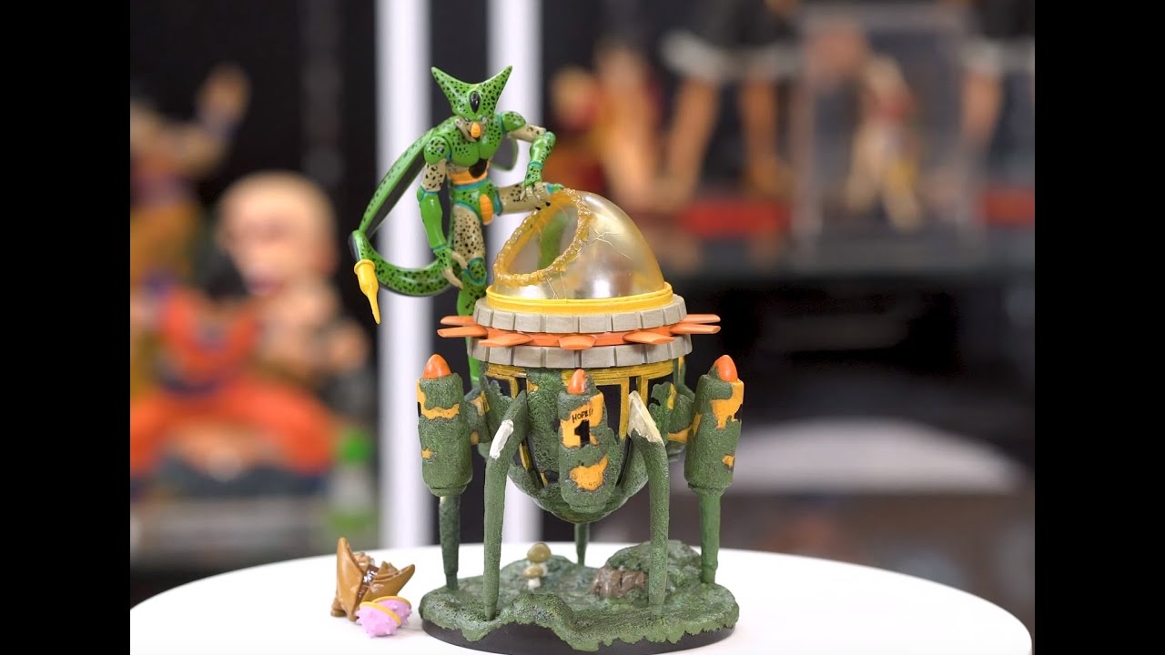 Unboxing Museum Collection Cell & Time Machine | Dragonball Shop - YouTube