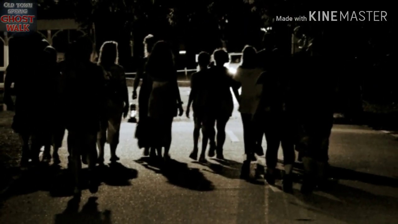 Ghost Walk in Old Town Spring - YouTube