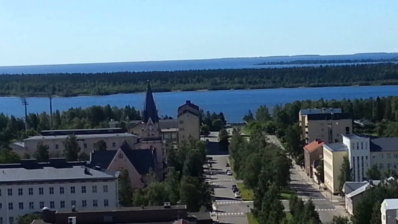 Nice landscape in Kemi city tower! Whau!! - YouTube