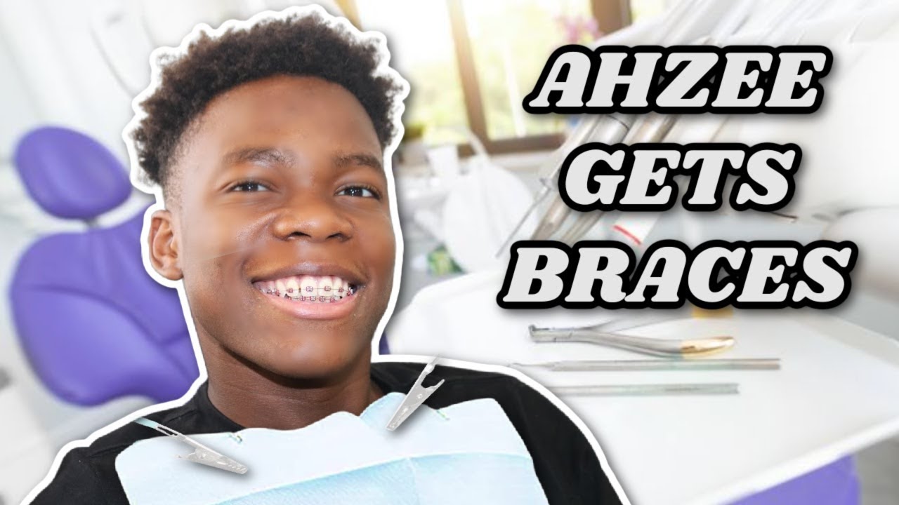 Ahzee finally has braces - YouTube