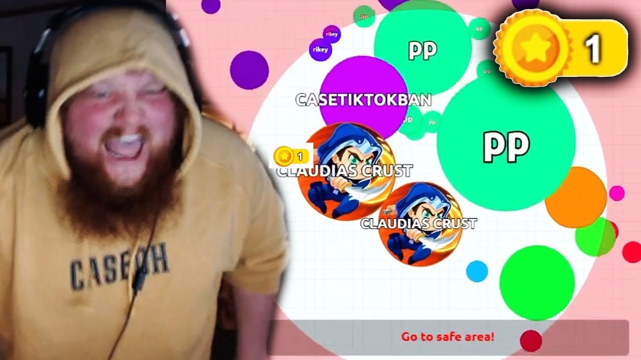 CaseOh playing agar.io for 25 minutes and 24 seconds - YouTube