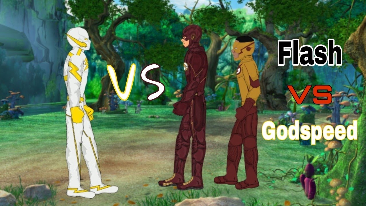 The Flash VS Godspeed |Animation | cartoon - YouTube