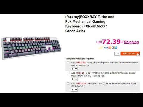 Fox Xray Keyboard Lightning - YouTube