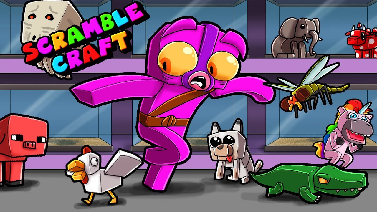 HUNTING for The PERFECT PET! (Scramble Craft) - YouTube
