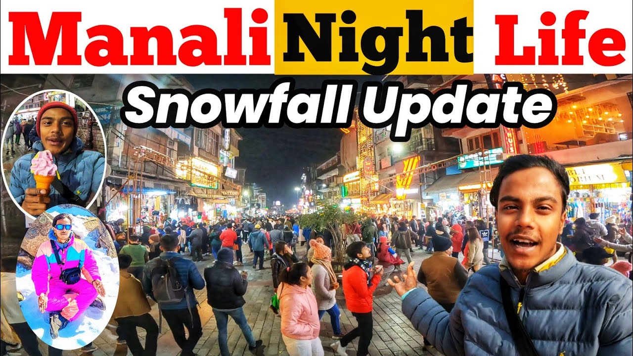 Mall road manali 2024 | mall road manali | mall road manali night Life ...