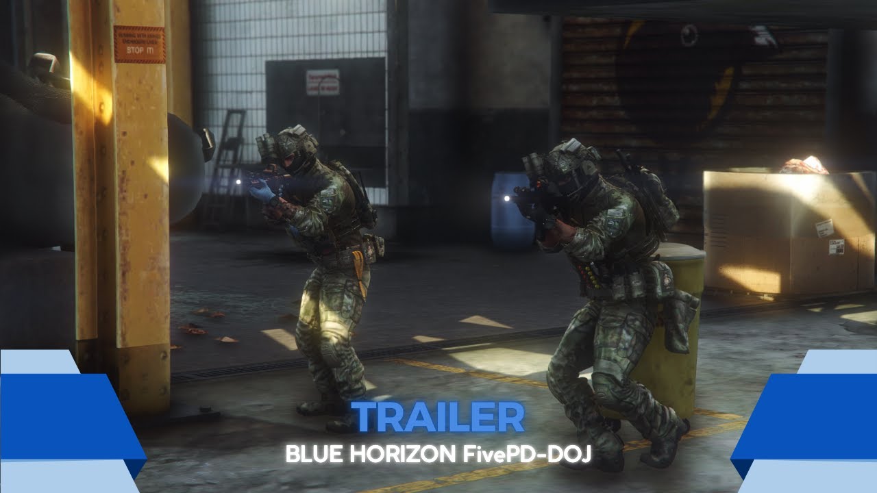 SERVER-TRAILER #1🔹BLUE HORIZON FivePD-DOJ - YouTube