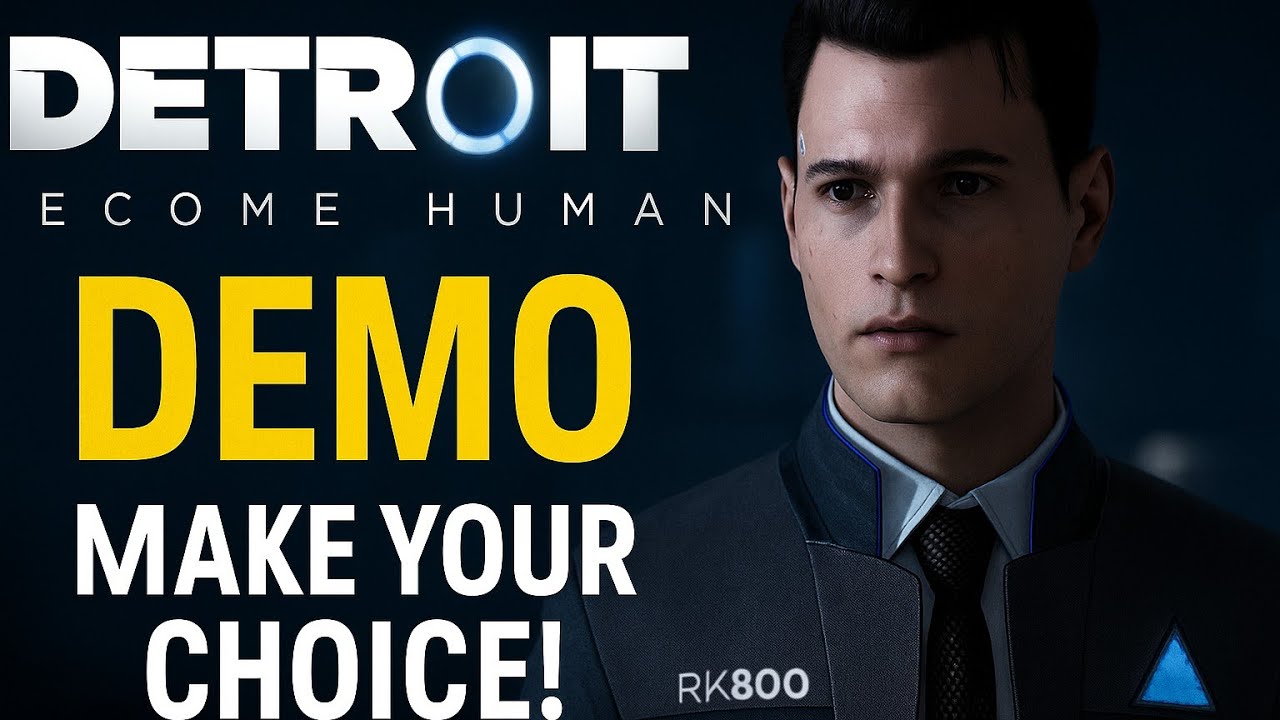 Detroit Become Human Demo | Android Detective Connor | Gameplay - YouTube