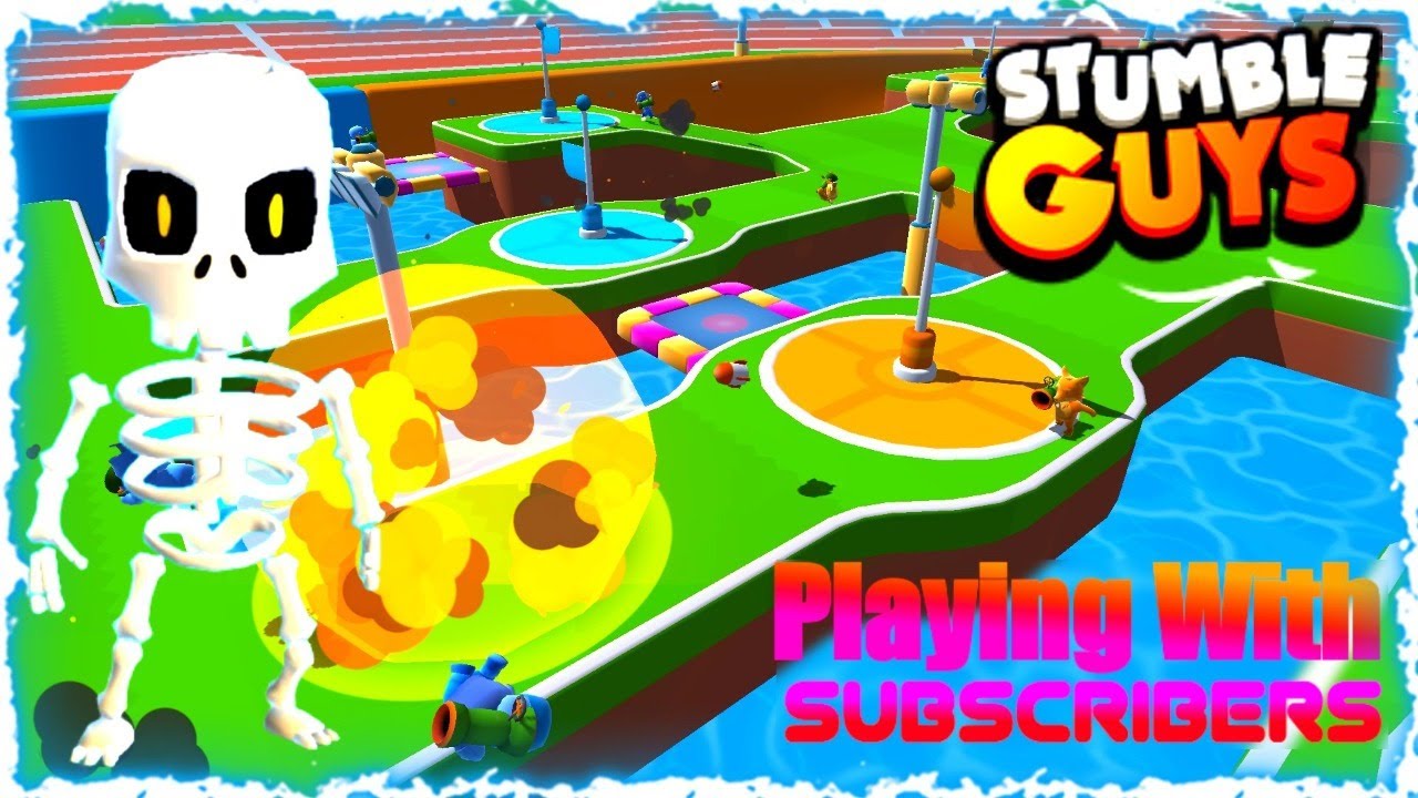 🔴Live Stumble Guys | New Map | Playing With Subscribers | Join Code ...