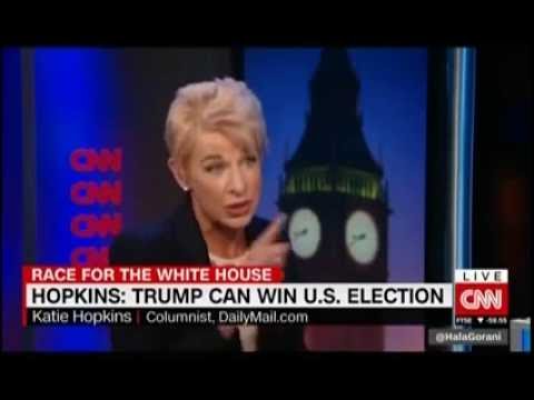 Katie Hopkins calls CNN the Clinton News Network - YouTube