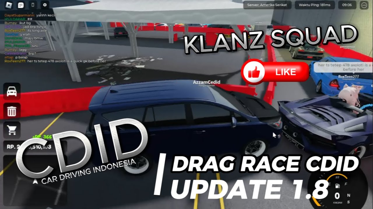 DRAG RACE CDID UPDATE 1.8 GAME CDIDRP | ROBLORP | ROBLOX - YouTube