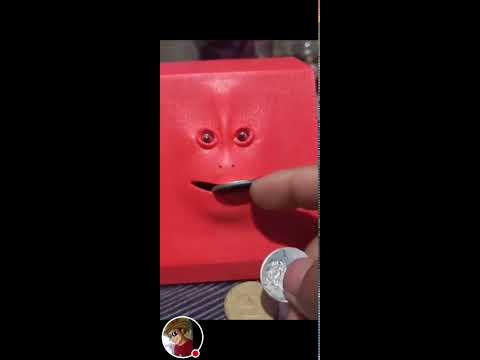 Funny coin Bank coin eater face bank #viral #coinbank #piggybank - YouTube