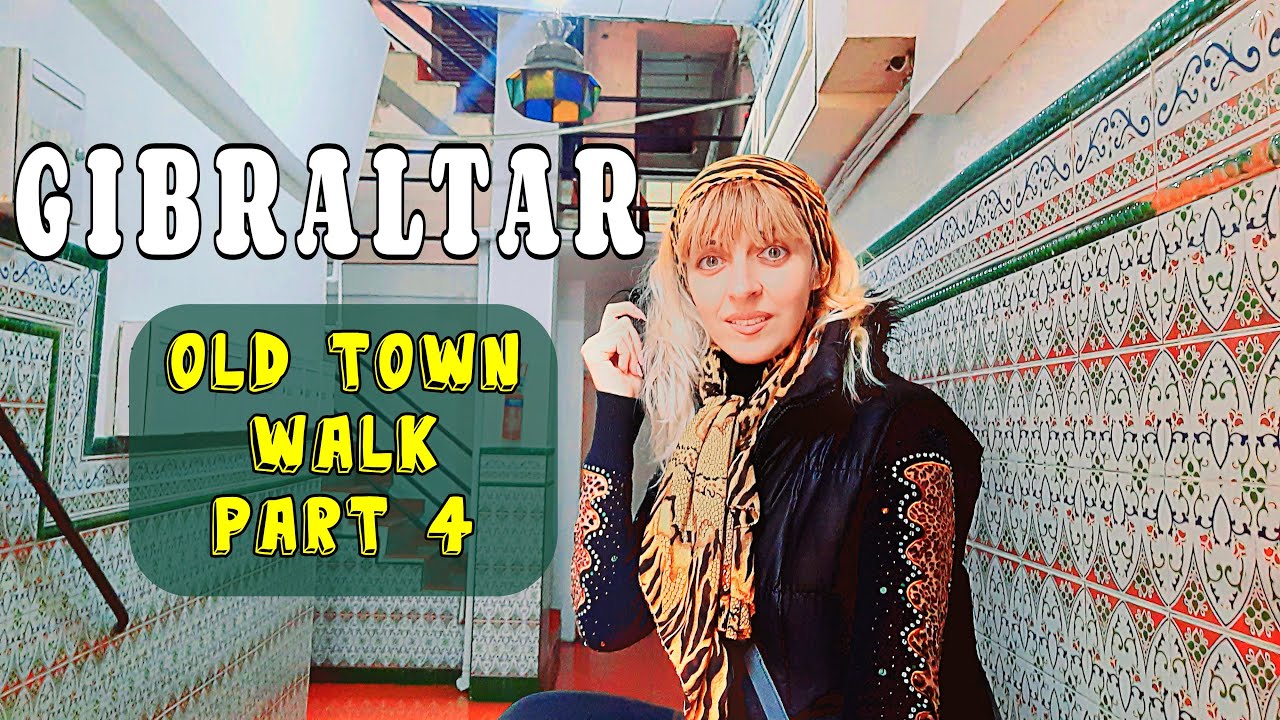 Gibraltar Old Town Walk, Rainy Day, Part 4, Life in Gibraltar - YouTube