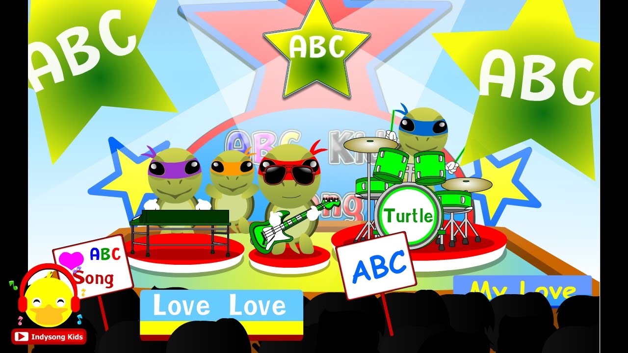 เพลงABC เต่านินจา Learn Alphabet Song ♫ เพลงเด็ก Indysong Kids - YouTube