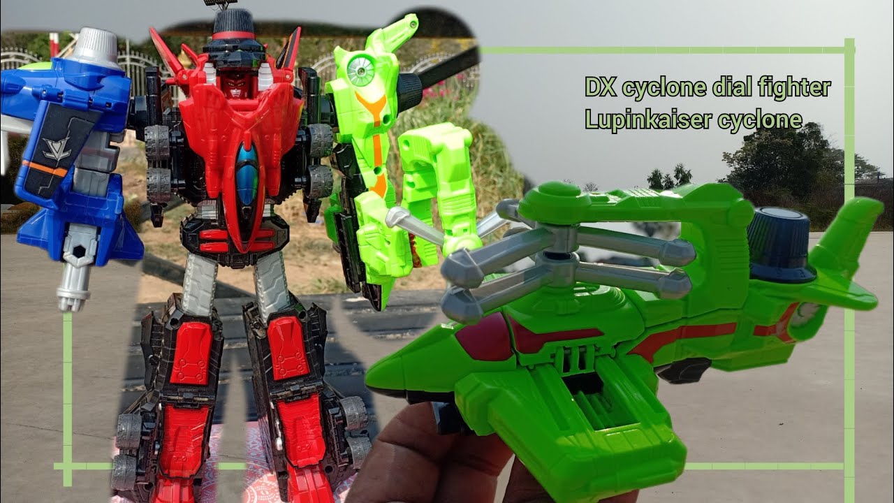 DX cyclone dial fighter DX 사이클론 다이얼 파이터 lupinranger vs patranger - YouTube