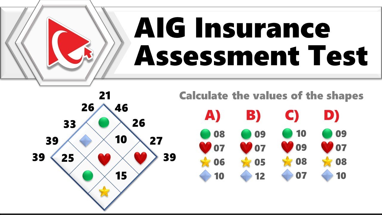 How to Pass AIG Insurance Assessment Test - YouTube