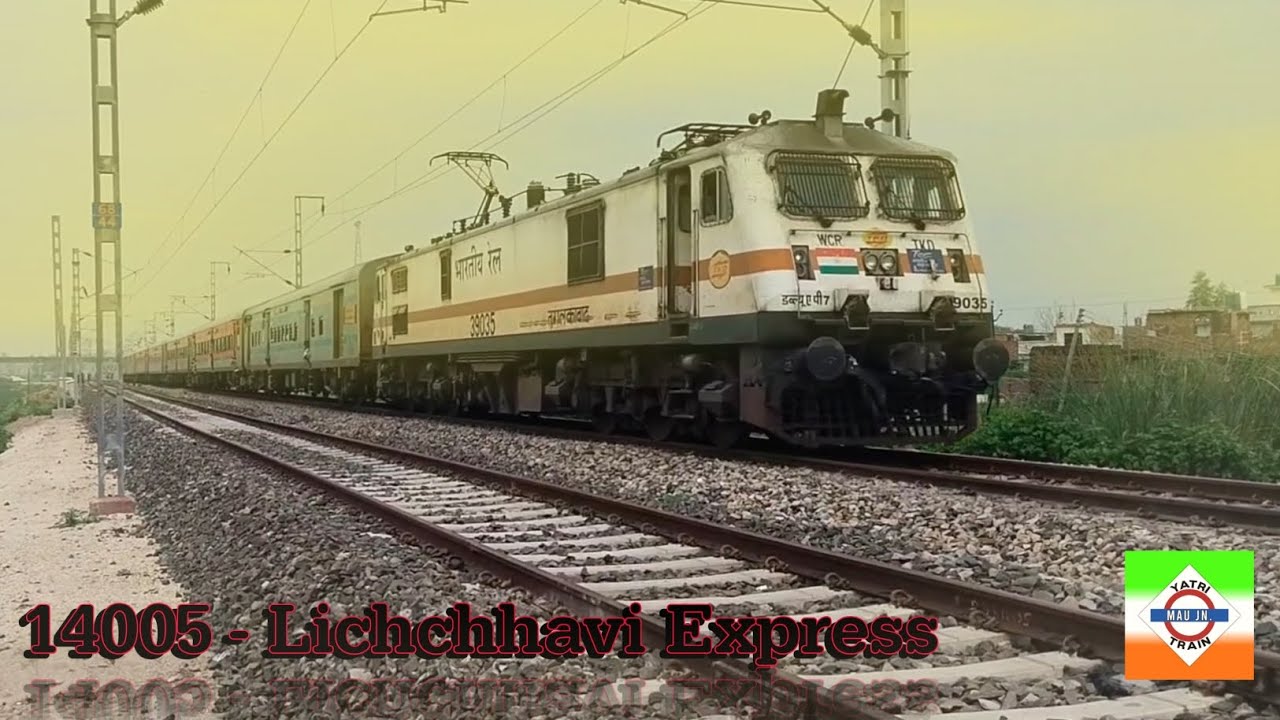 14005 - Lichchhavi Express #trains #trainlovers #indiantrain #support # ...