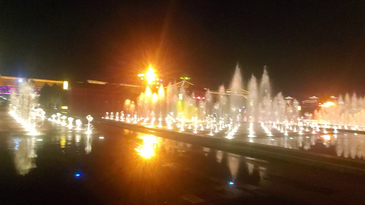 Asia's first fountain square - YouTube