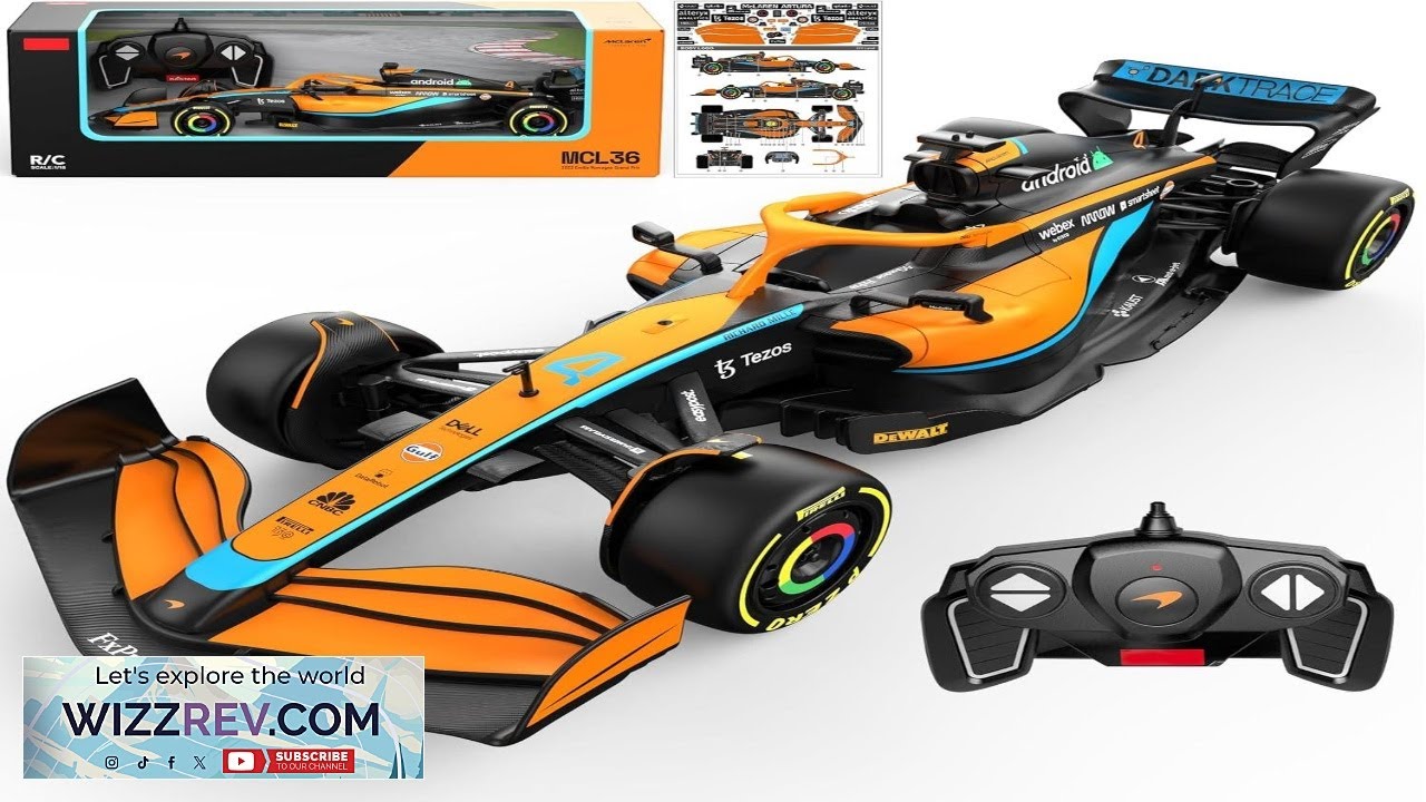 Authentic Licensed 1:18 McLaren F1 MCL36 Remote Control Car F1 ...