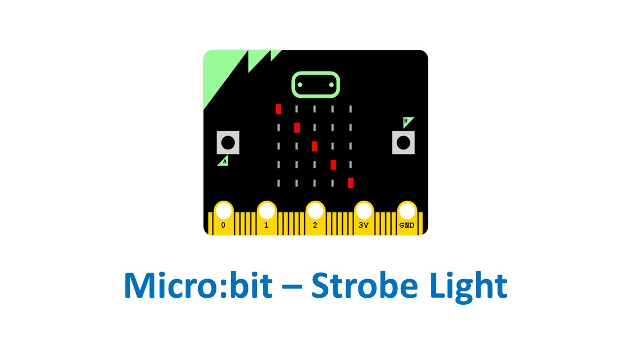 Microbit - Strobe Light - YouTube