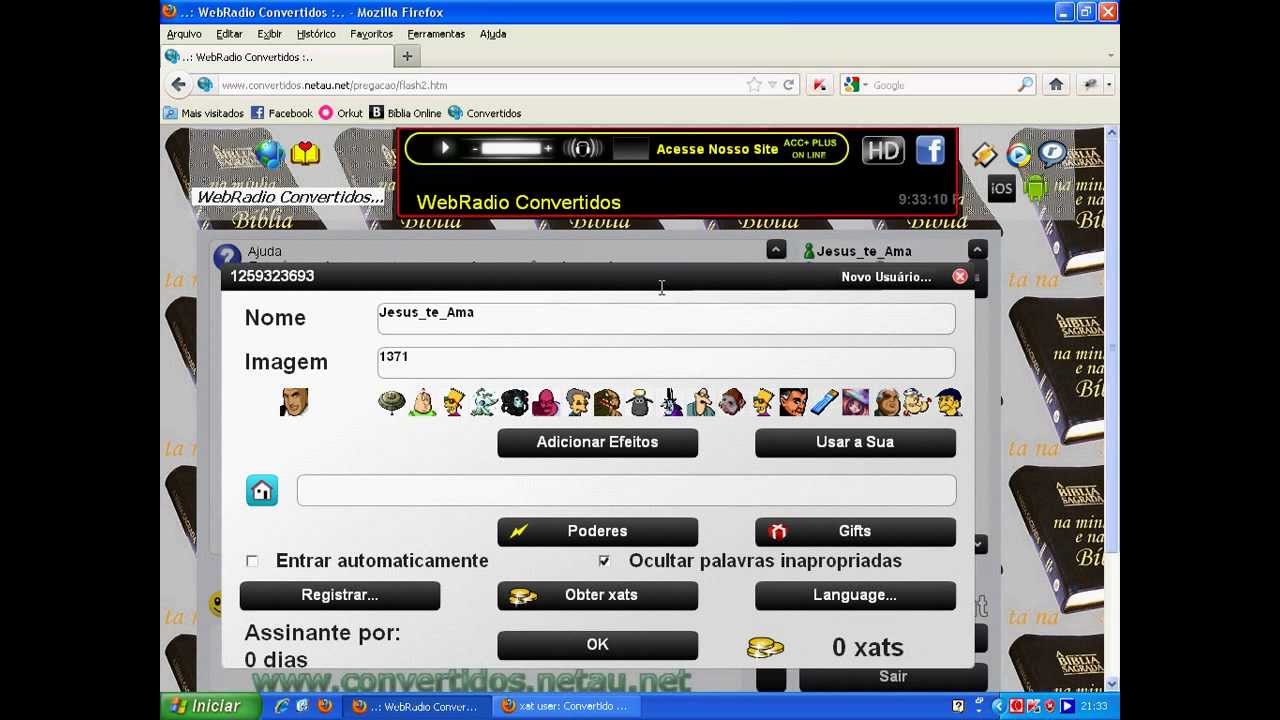 Como Fazer Login no Xat ou Cadastro - YouTube