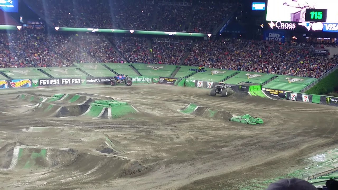 2018 Monster Jam Foxborough, Ma - Saigon Shaker Freestyle! - YouTube