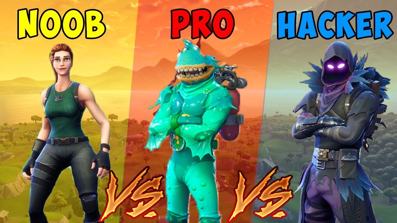The Moment A Noob Vs Pro Vs Hacker In Fortnite - Fortnite Battle Royale ...