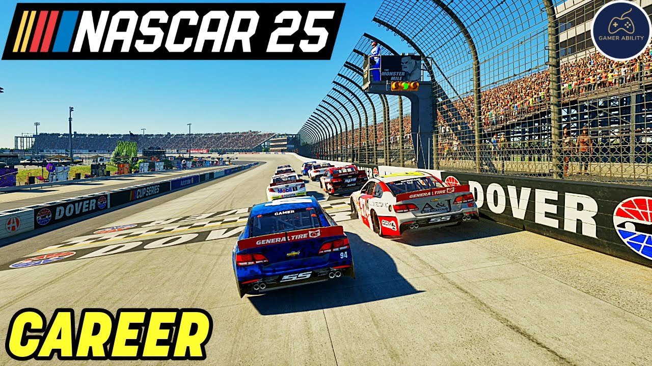 NASCAR 25 Career Mode Part 11 - WILD FINISH AT DOVER! - YouTube