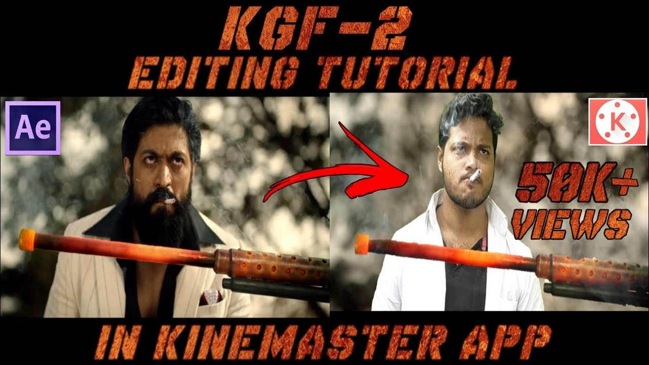 KGF vfx tutorial in kinemaster | JOSHCREATIONS - YouTube
