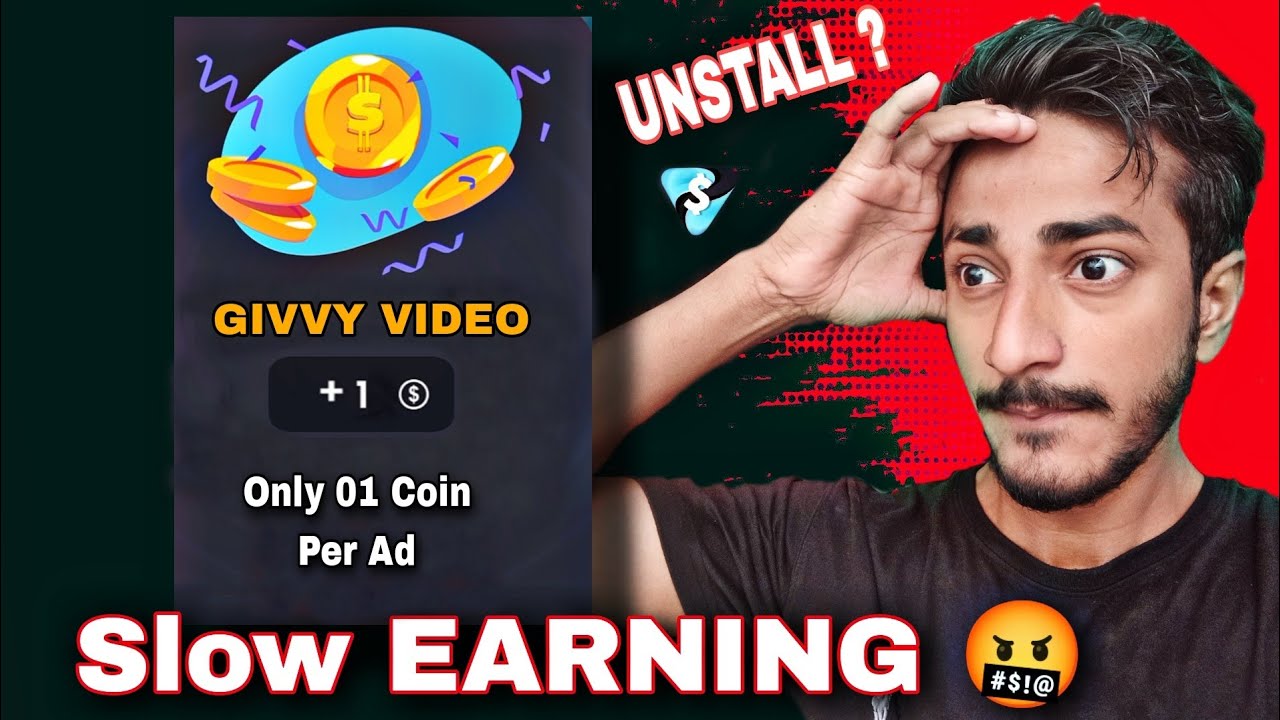 To much Slow Earning App 😡 | Givvy Video Latest Update Review 2023 ...