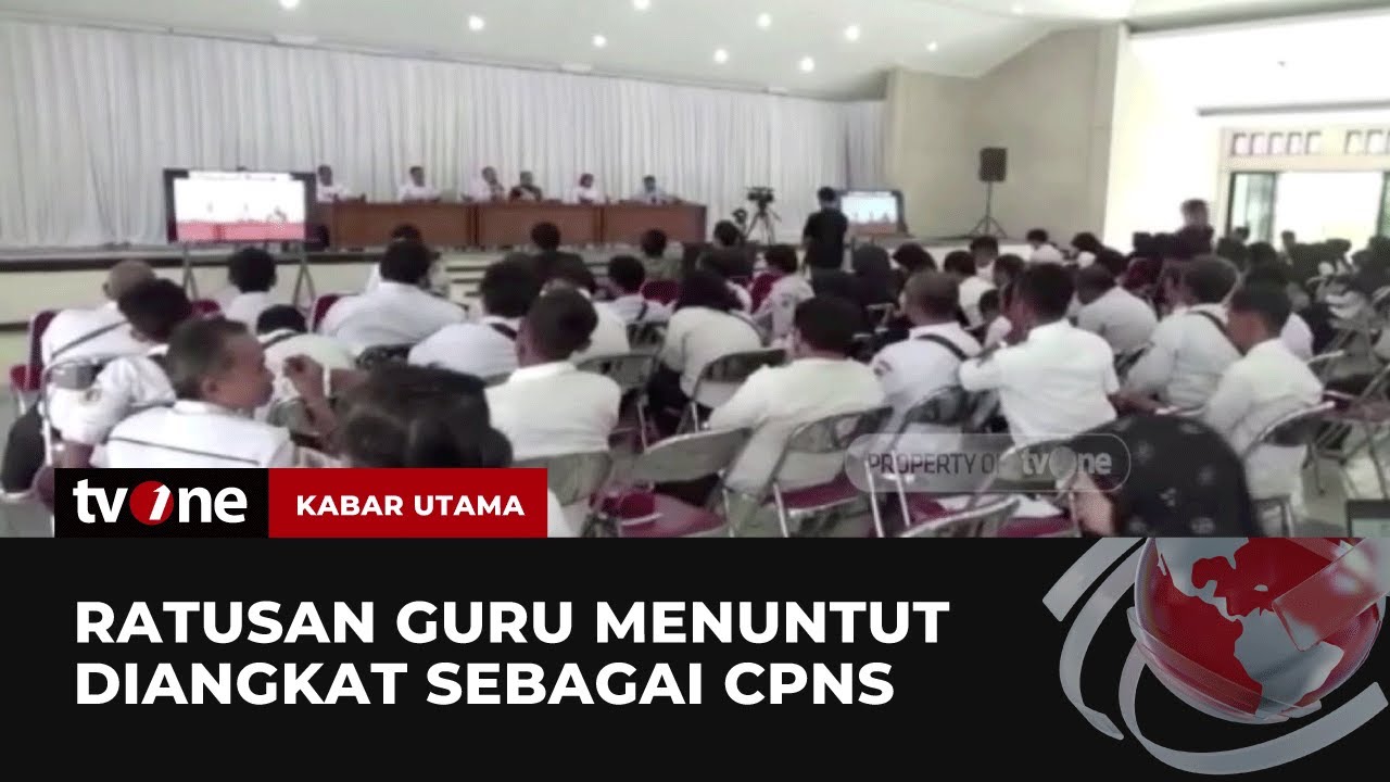 Ratusan Guru Honorer Menuntut Kejelasan Status Kabar Utama Tvone