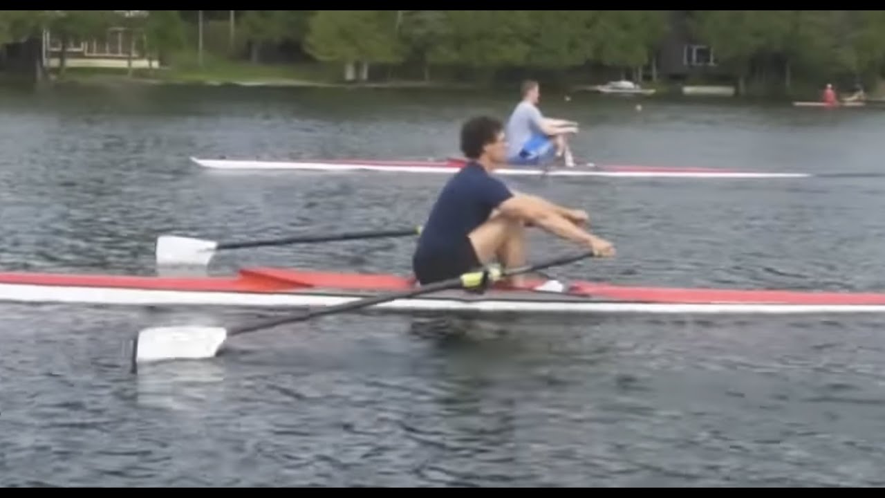 Rowing to reduce back pain - YouTube