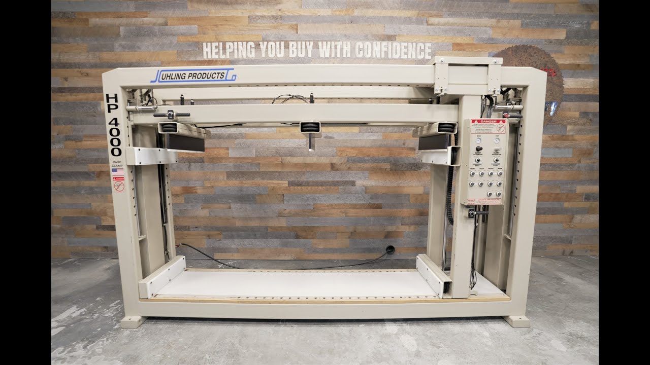 Uhling HP 4000 Semi-Automatic Case Clamp - YouTube