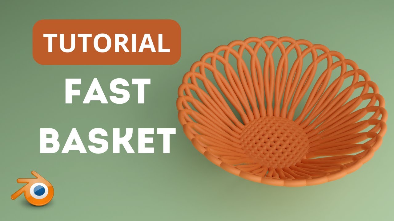Fast Blender Tutorial Basket 3.5 | Easy Tutorial for Beginners Blender ...