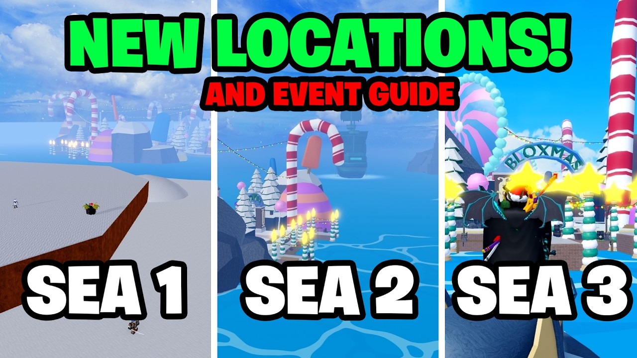 Blox Fruits Christmas Event Island Locations & Guide *FREE FRUITS ...