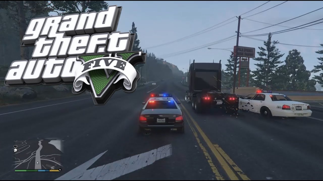 GTA 5 Police Pursuit Driving Police car Ultimate Simulator crazy chase ...