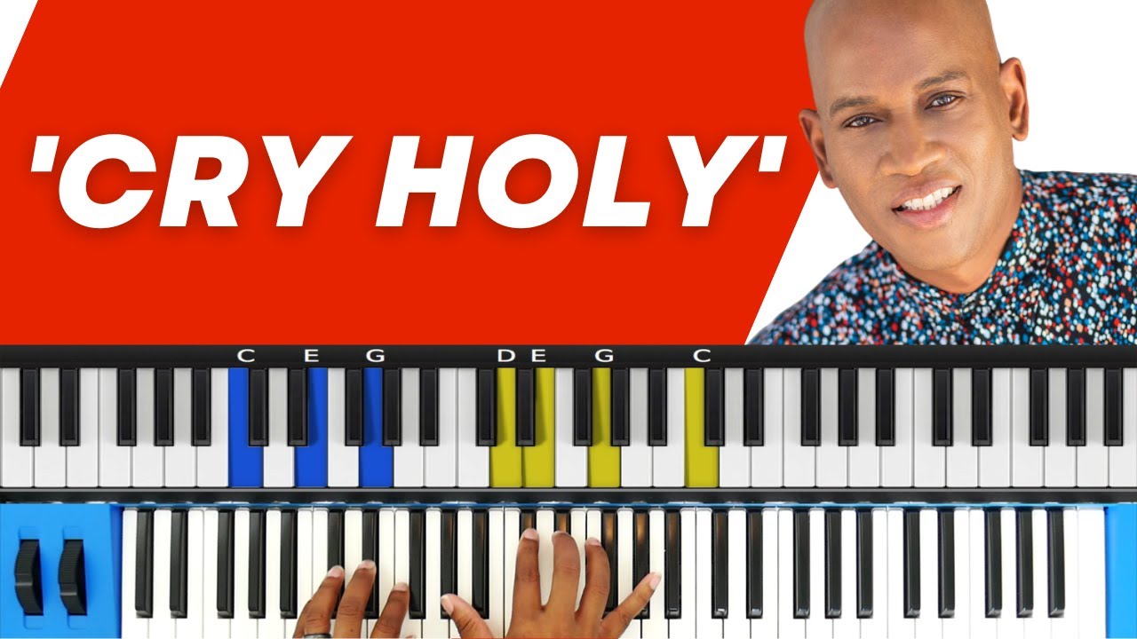 BRENT JONES: How to play "Cry Holy" on Piano tutorial - YouTube