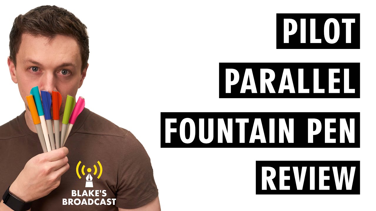 Pilot Parallel Calligraphy Fountain Pen Review 4K - YouTube