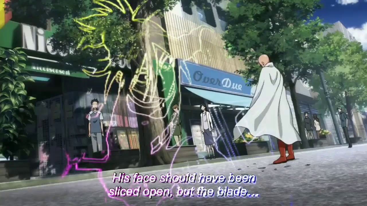 One punch Man (blade bite) - YouTube