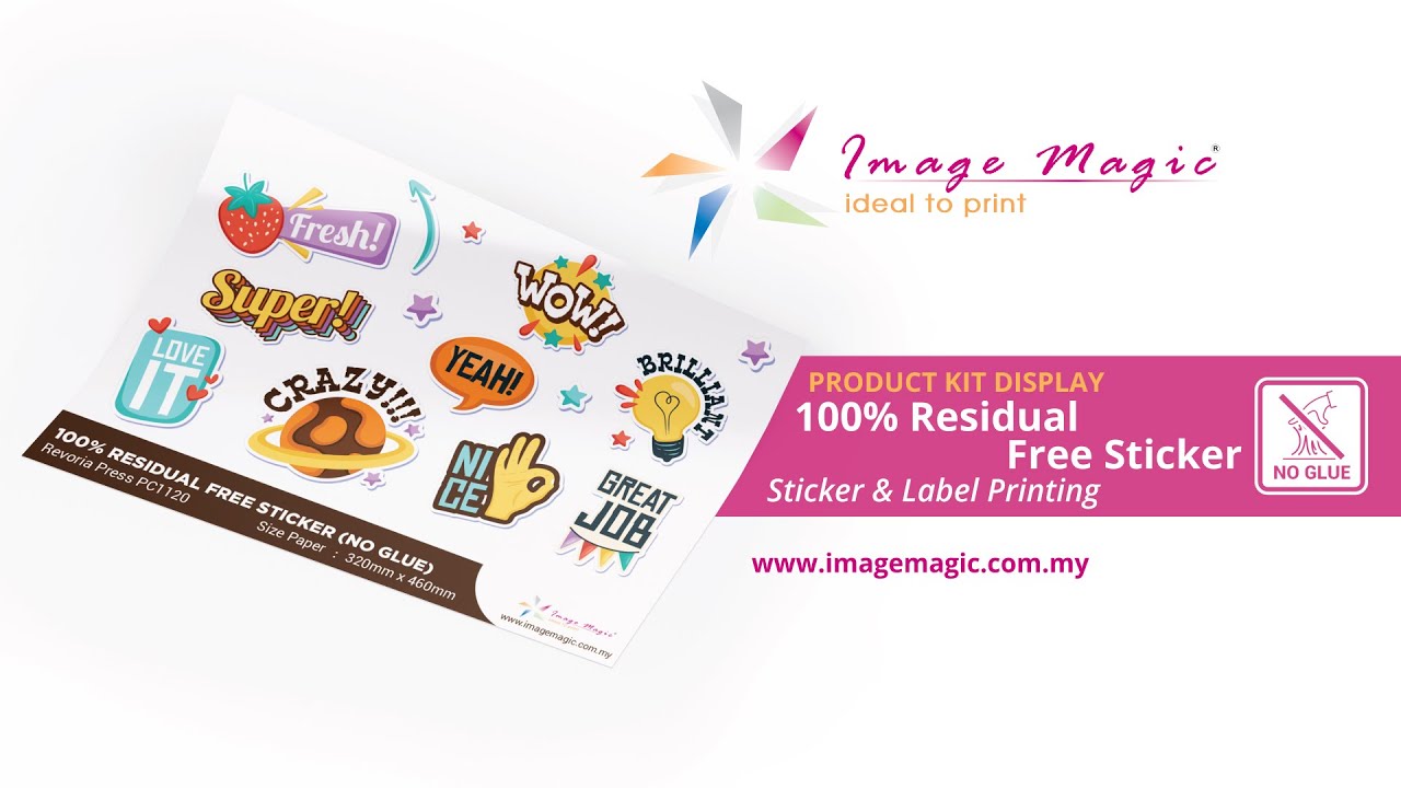Product Kit Display - 100% Residual Free Sticker (No Glue) | Sticker ...