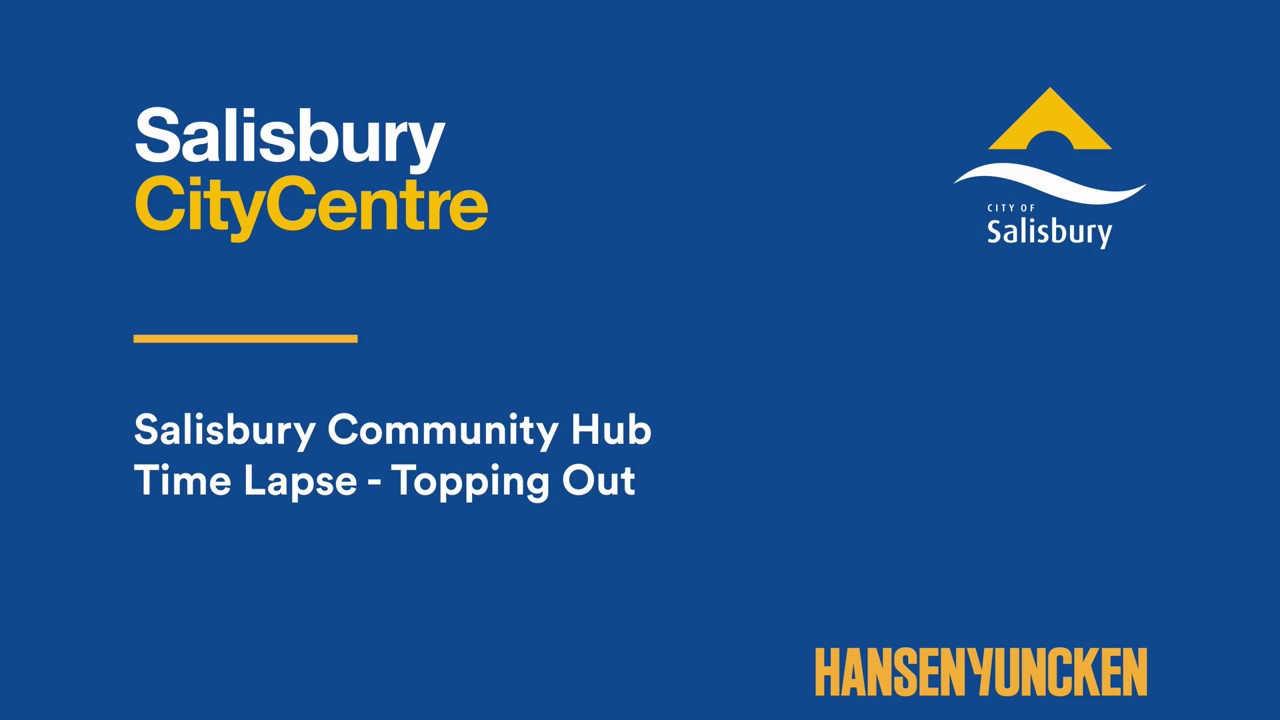 Salisbury Community Hub Timelapse July 2018 - March 2019 - YouTube
