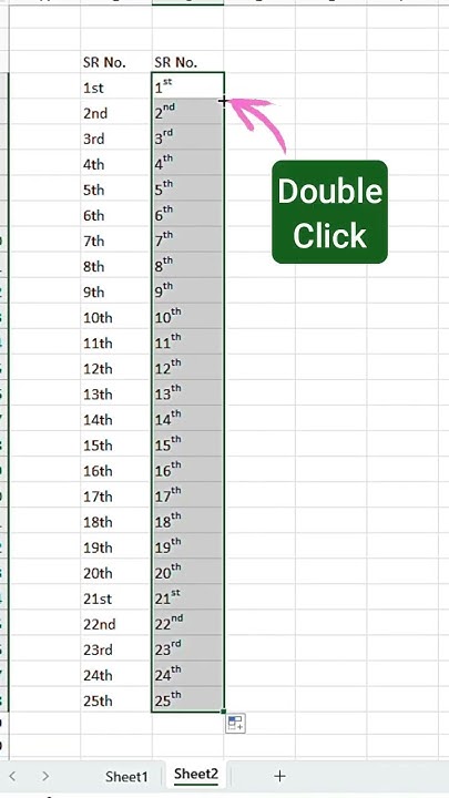 🔢 Excel Number Sequence Hack You Didn’t Know! 🚀 | Quick & Easy Trick - YouTube