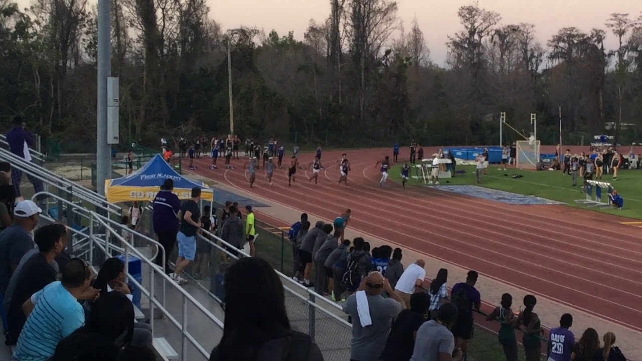 Maurice Booker & Joshua Marshall Boys 100m Royal - YouTube